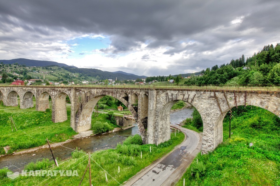 Віадук у Ворохті - GUIDE.KARPATY.UA